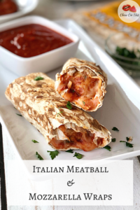 Meatball Mozzarella Wraps - Chew On This