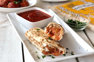 Meatball Mozzarella Wraps - Chew On This